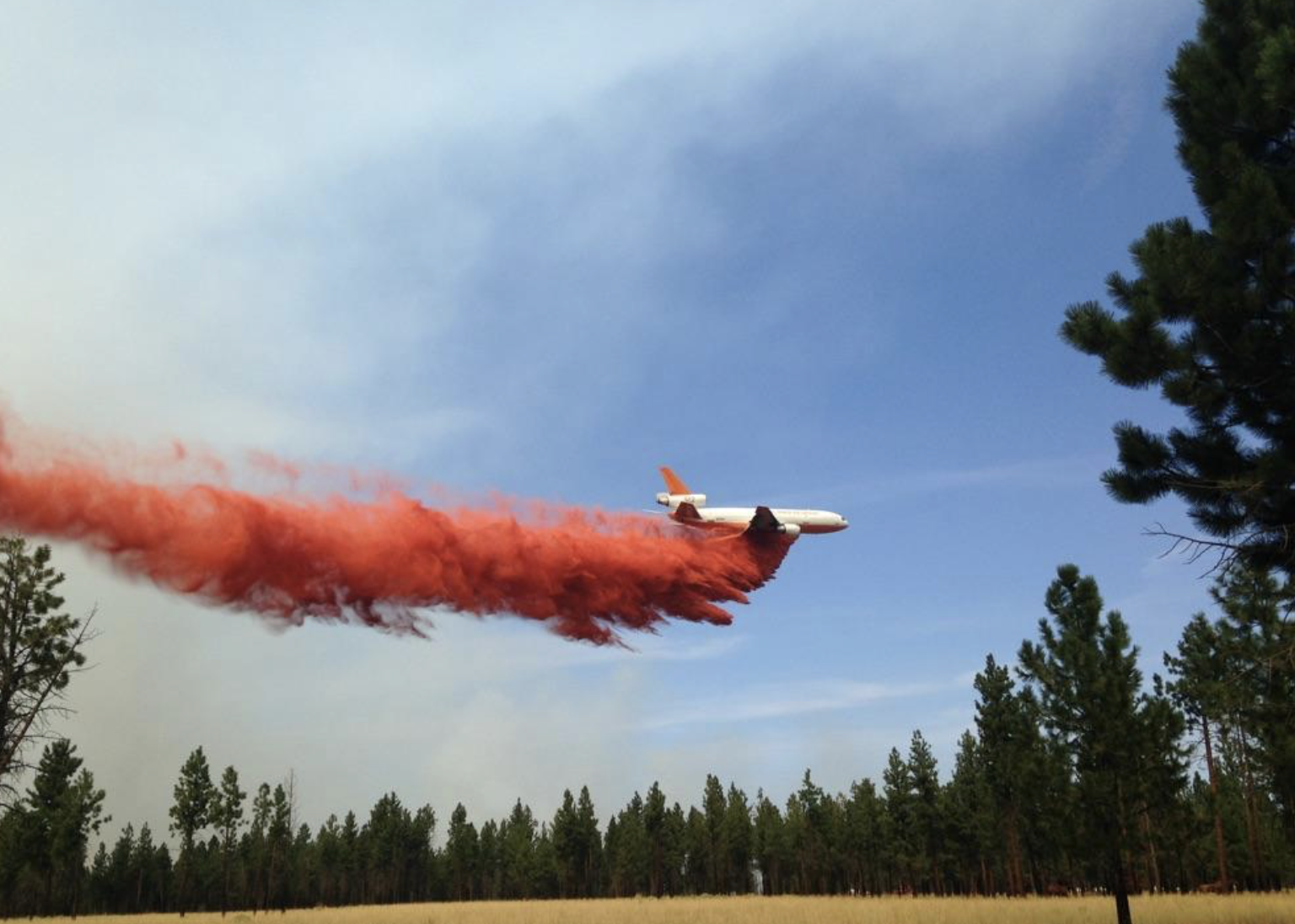 Flat Fire at 7% containment - Backyardbend